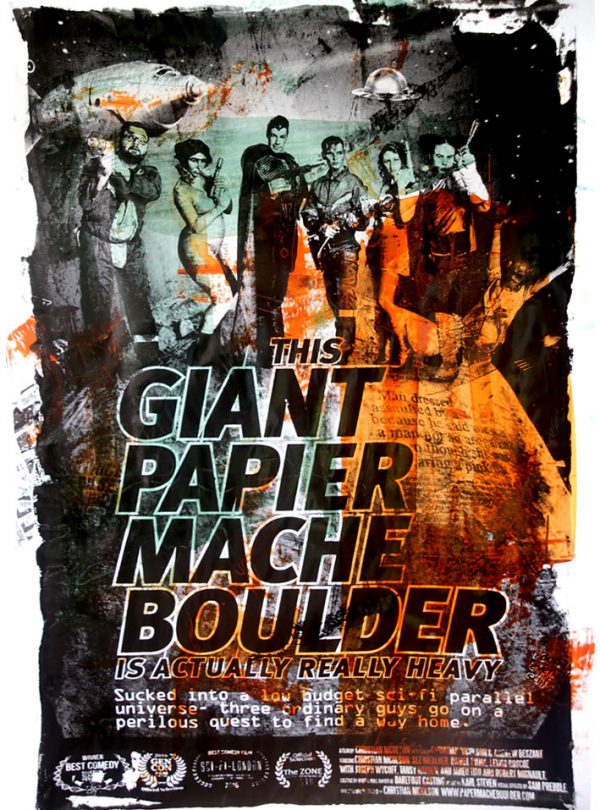 Retro Poster 4 - This Giant Papier Mache Boulder is Actually Really Heavy